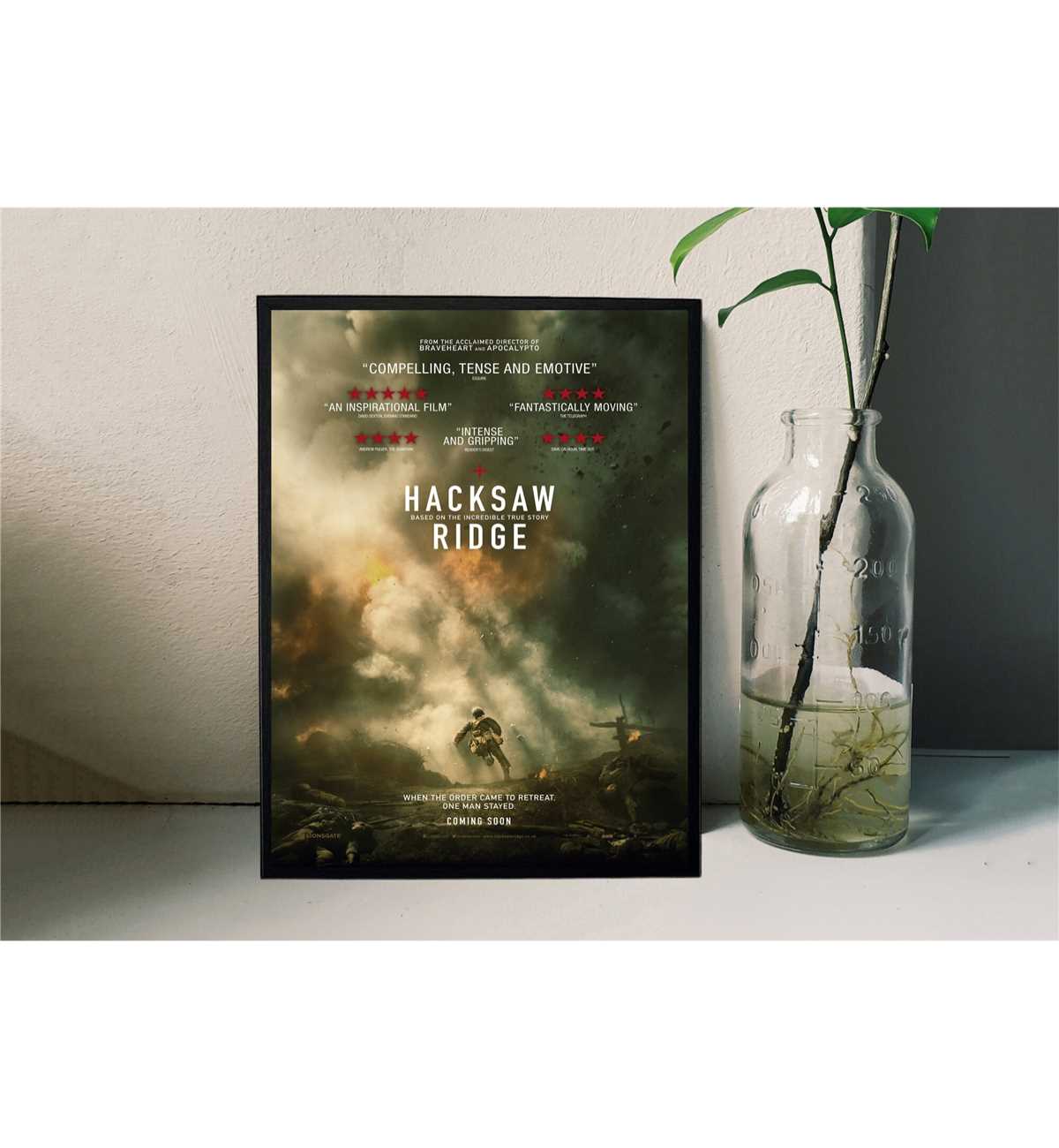 Hacksaw Ridge Movie Poster Film/Room Decor Wall Art/Poster | Inspire Uplift
