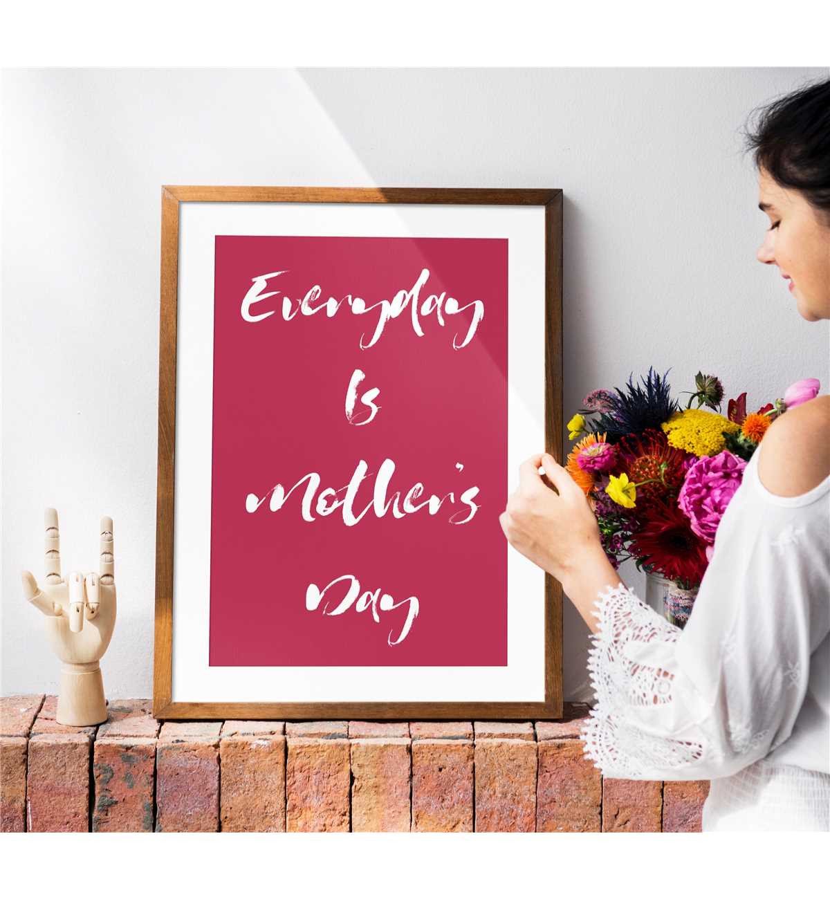 Mothers Day Gift Printable Quote Poster Text Print | Inspire Uplift