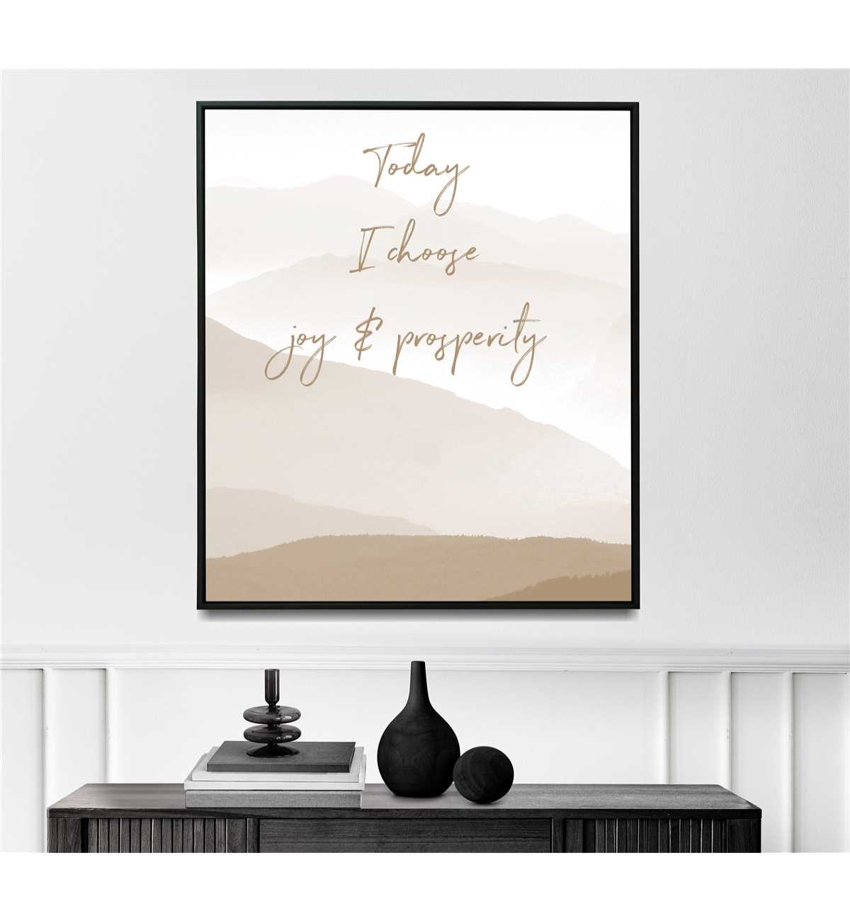 Inspirational poster, today I choose joy and prosperity, | Inspire Uplift