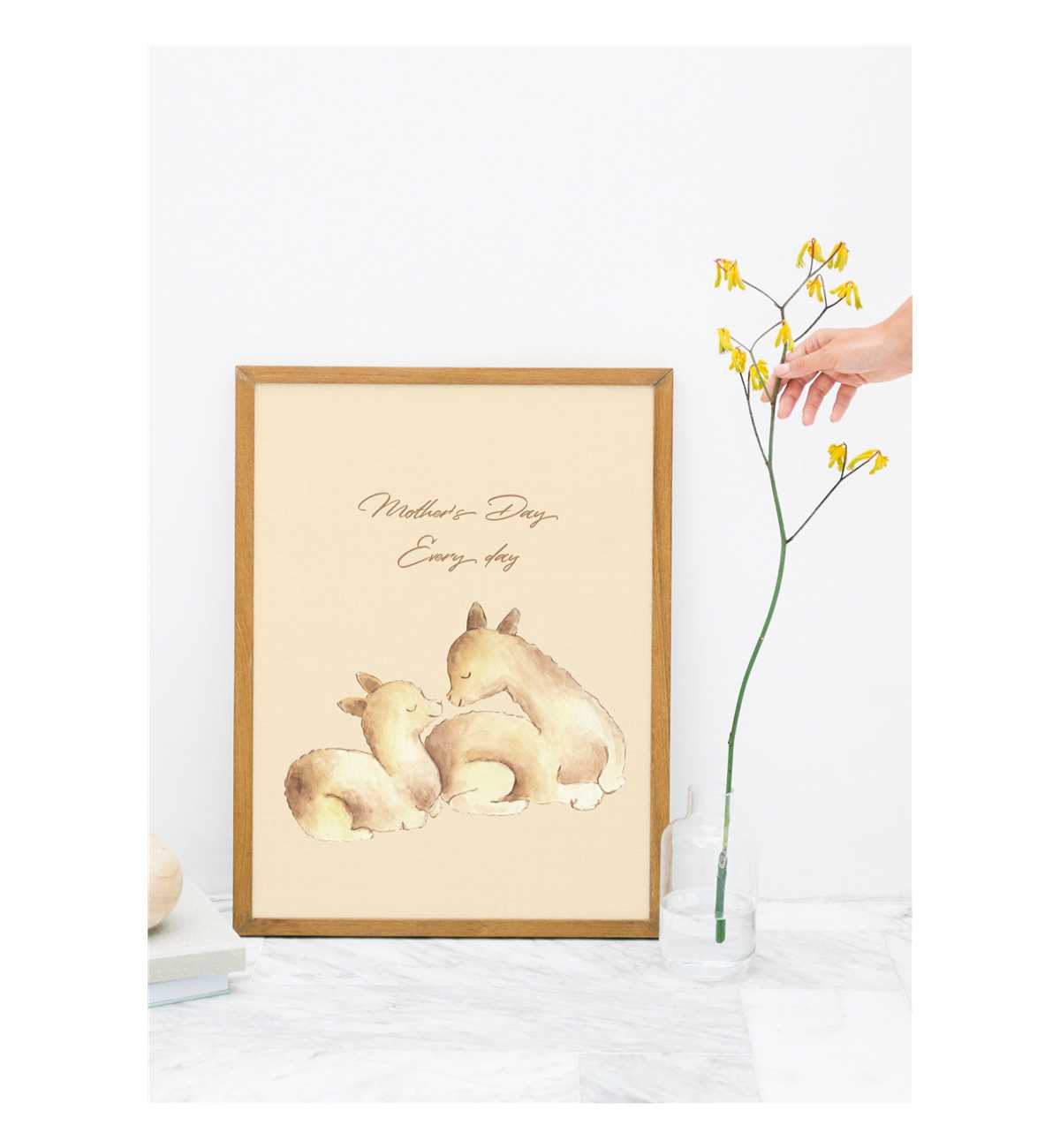 Mothers Day Gift Printable Quote Poster Text Print - Inspire Uplift