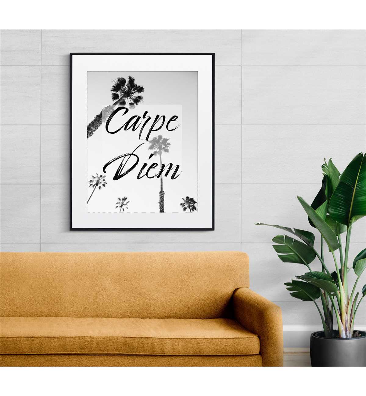 Carpe Diem inspirational quote poster print instant digital | Inspire ...