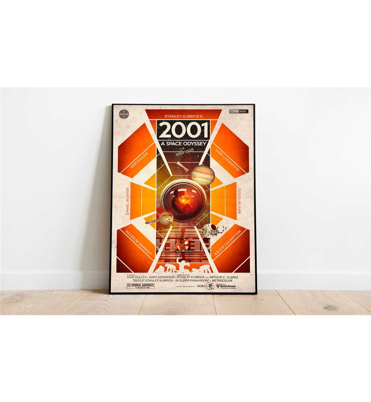 2001 A Space Odyssey Poster / Stanley Kubrick | Inspire Uplift