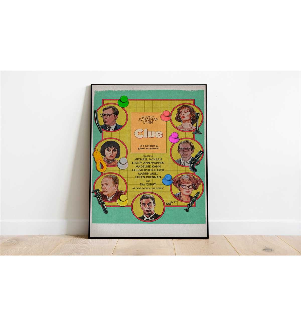 Clue / Clue Poster / Vintage Retro Art | Inspire Uplift