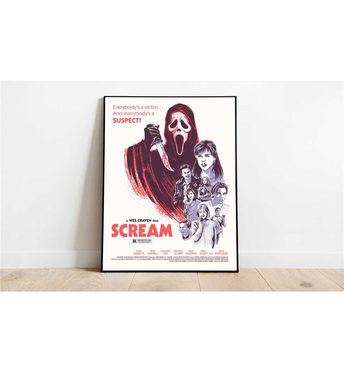 Scream Poster / Scream Movie / Custom Poster | Inspire Uplift