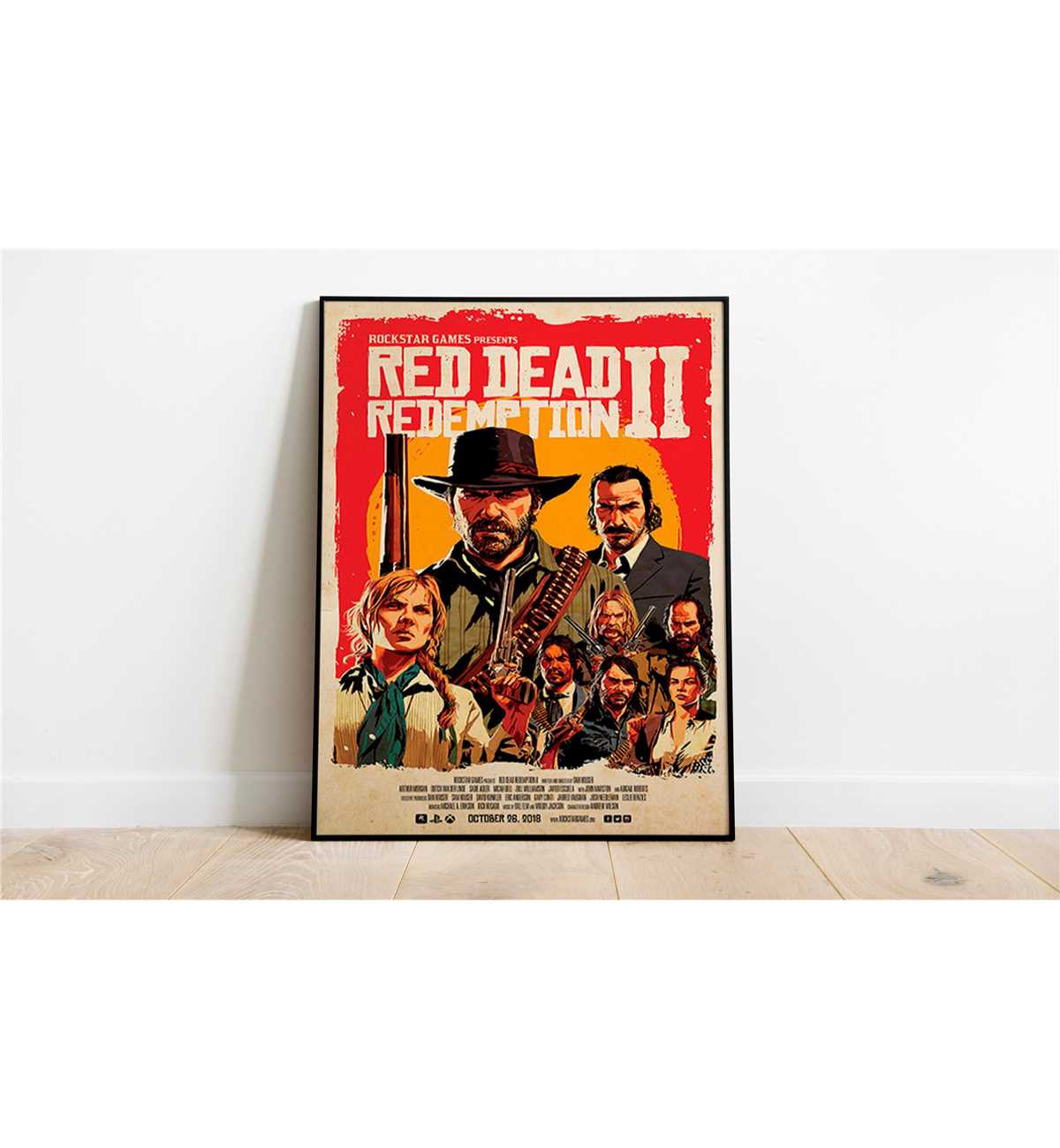 red dead redemption 2 poster - red dead | Inspire Uplift