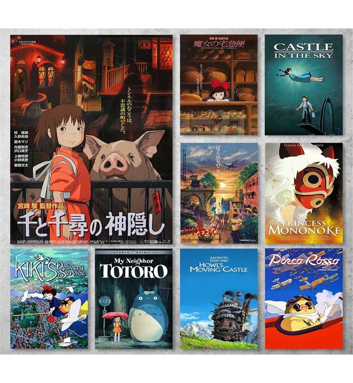 studio ghibli poster - 31 models - totoro | Inspire Uplift