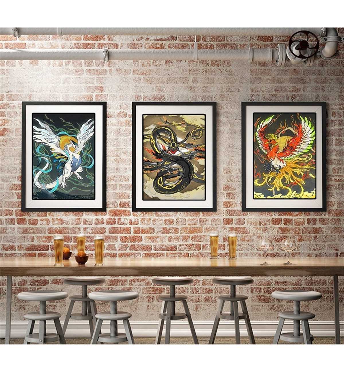 pokemon poster-9 models rayquaza poster- lugia poster-pokemo | Inspire ...