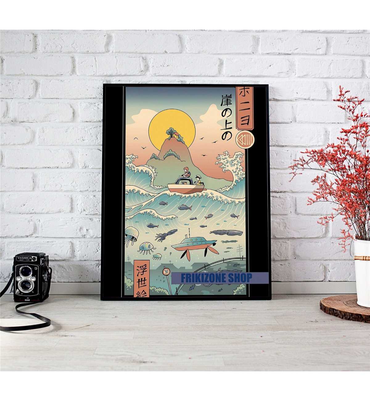 studio ghibli poster- exclusive collection-Howl's Moving Cas - Inspire ...