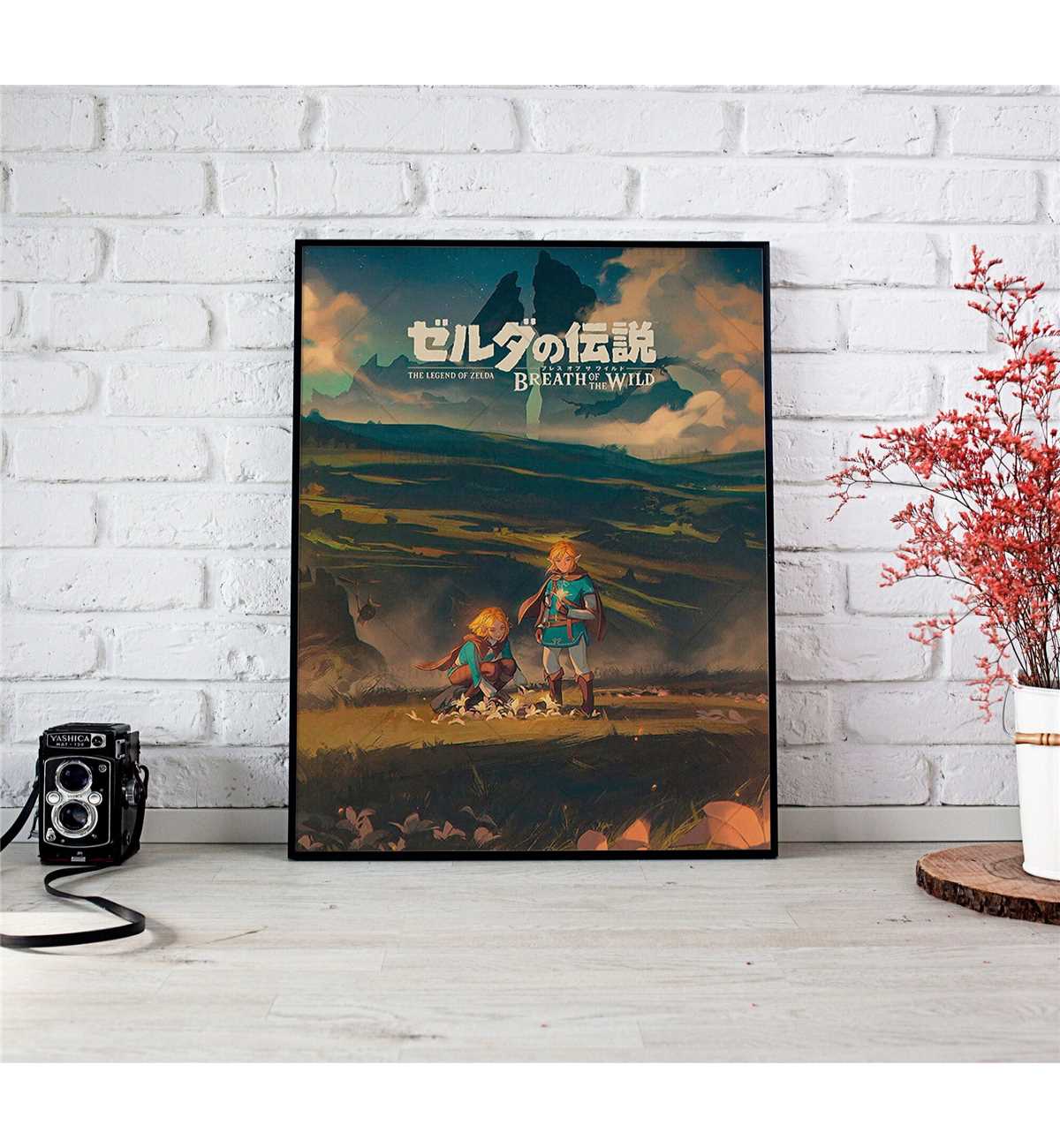 zelda retro poster - zelda poster - zelda - Inspire Uplift