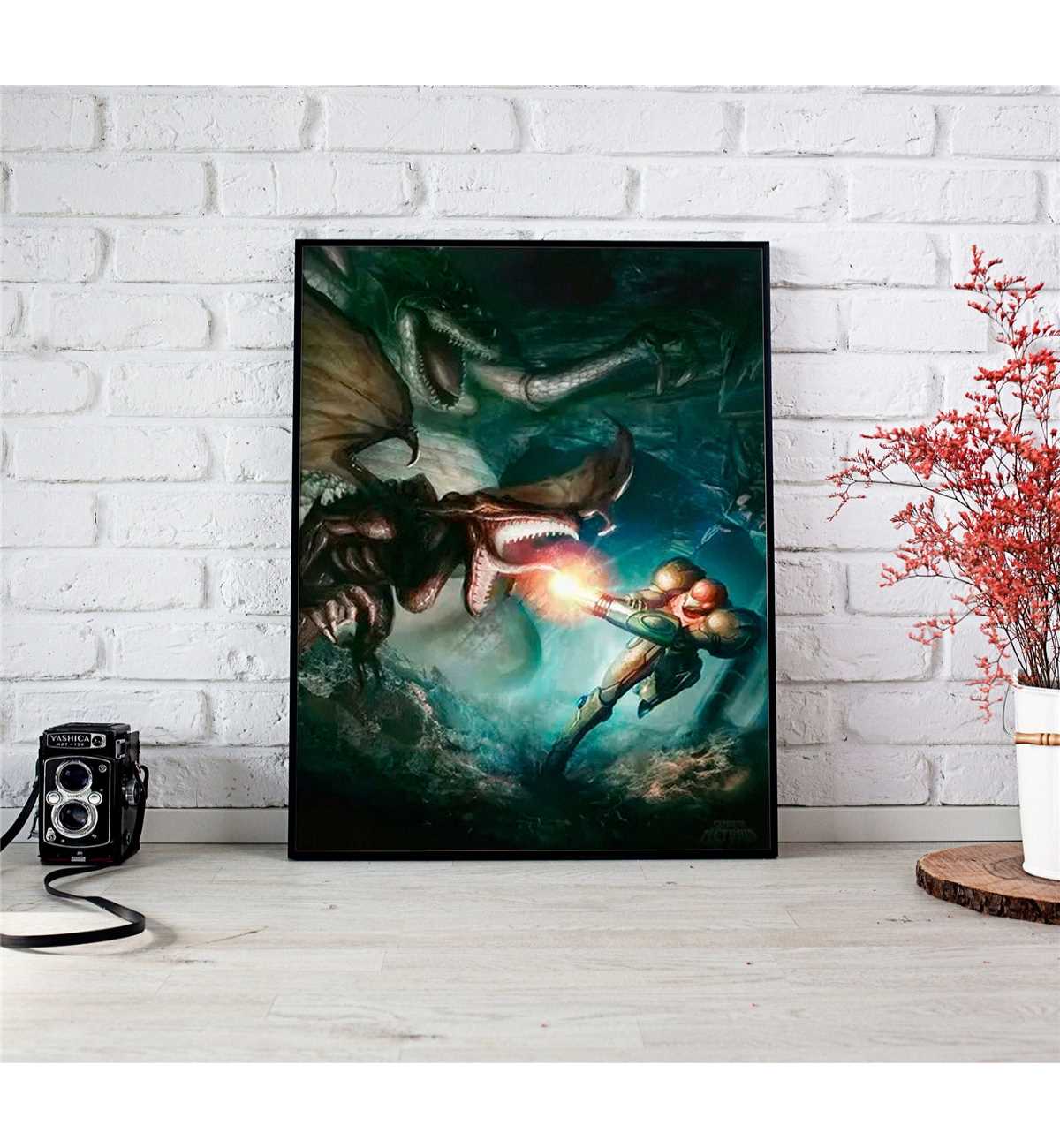 metroid poster - metroid prime poster - metroid - Inspire Uplift