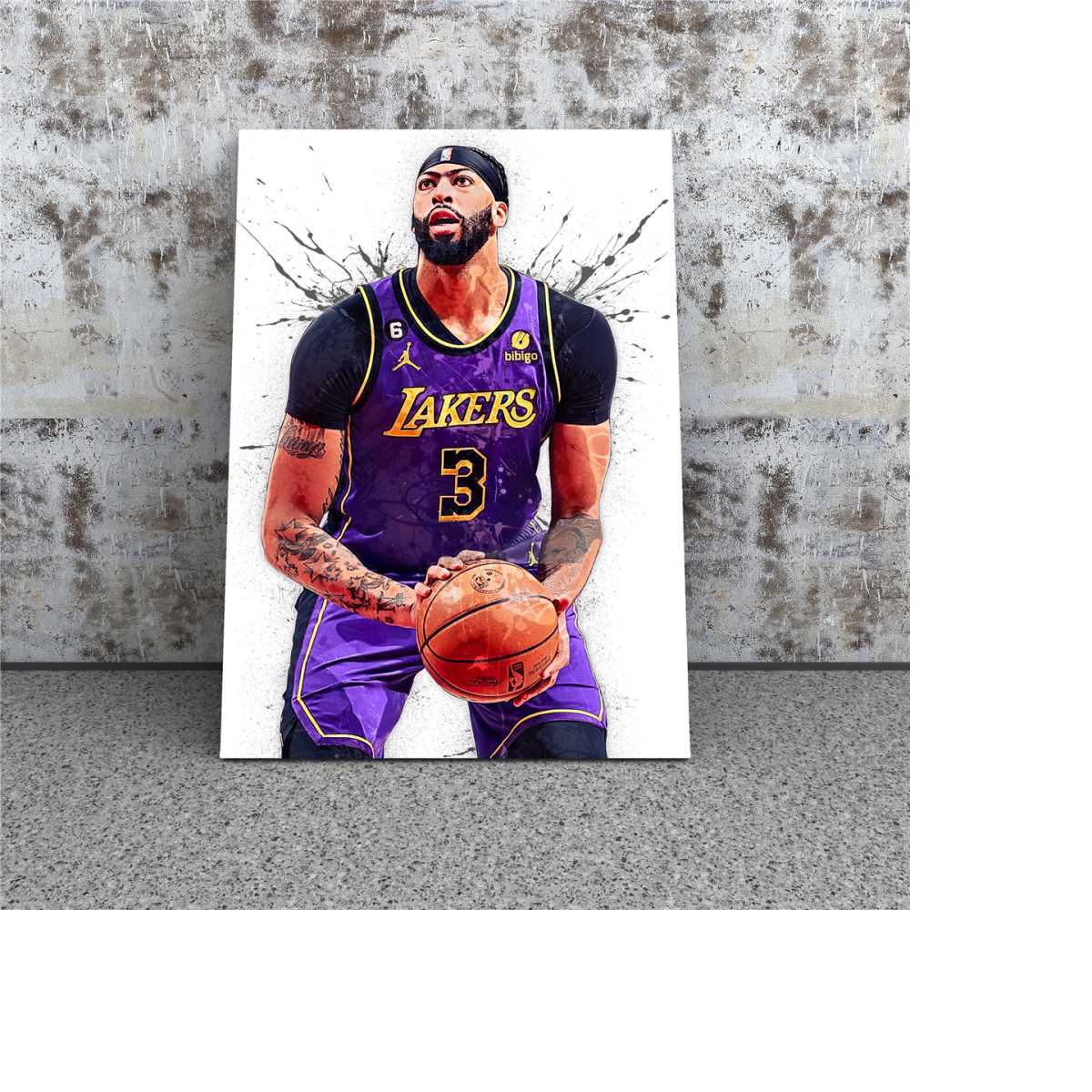 Anthony Davis Poster, Basketball, Painting Hand Made, Poster | Inspire ...