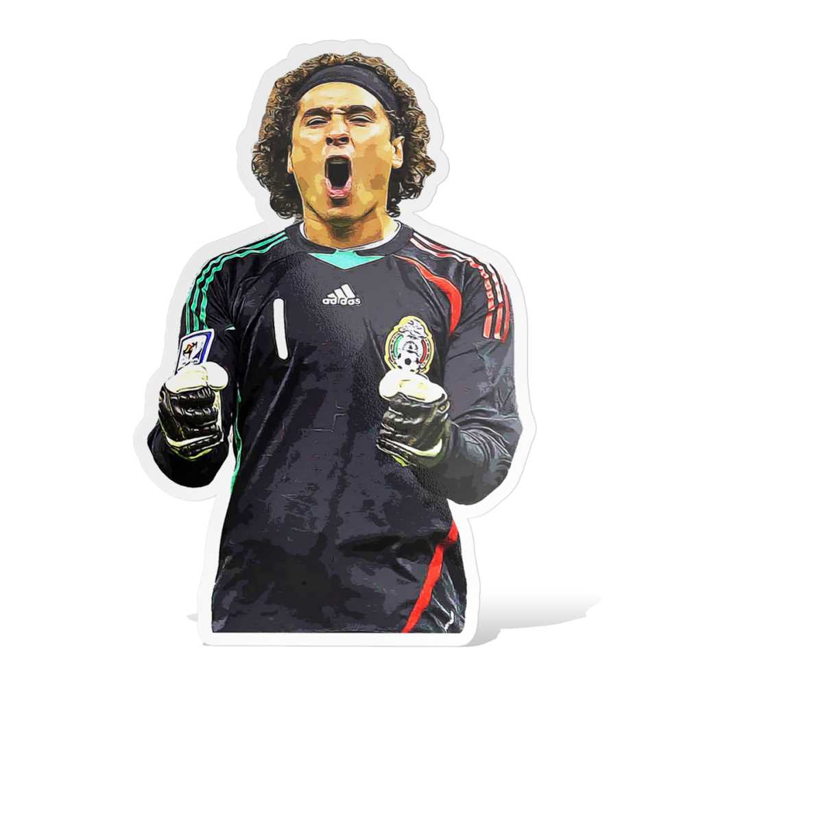 Guillermo Ochoa Mexico Soccer Glossy Sticker Vinyl Laminate, | Inspire ...