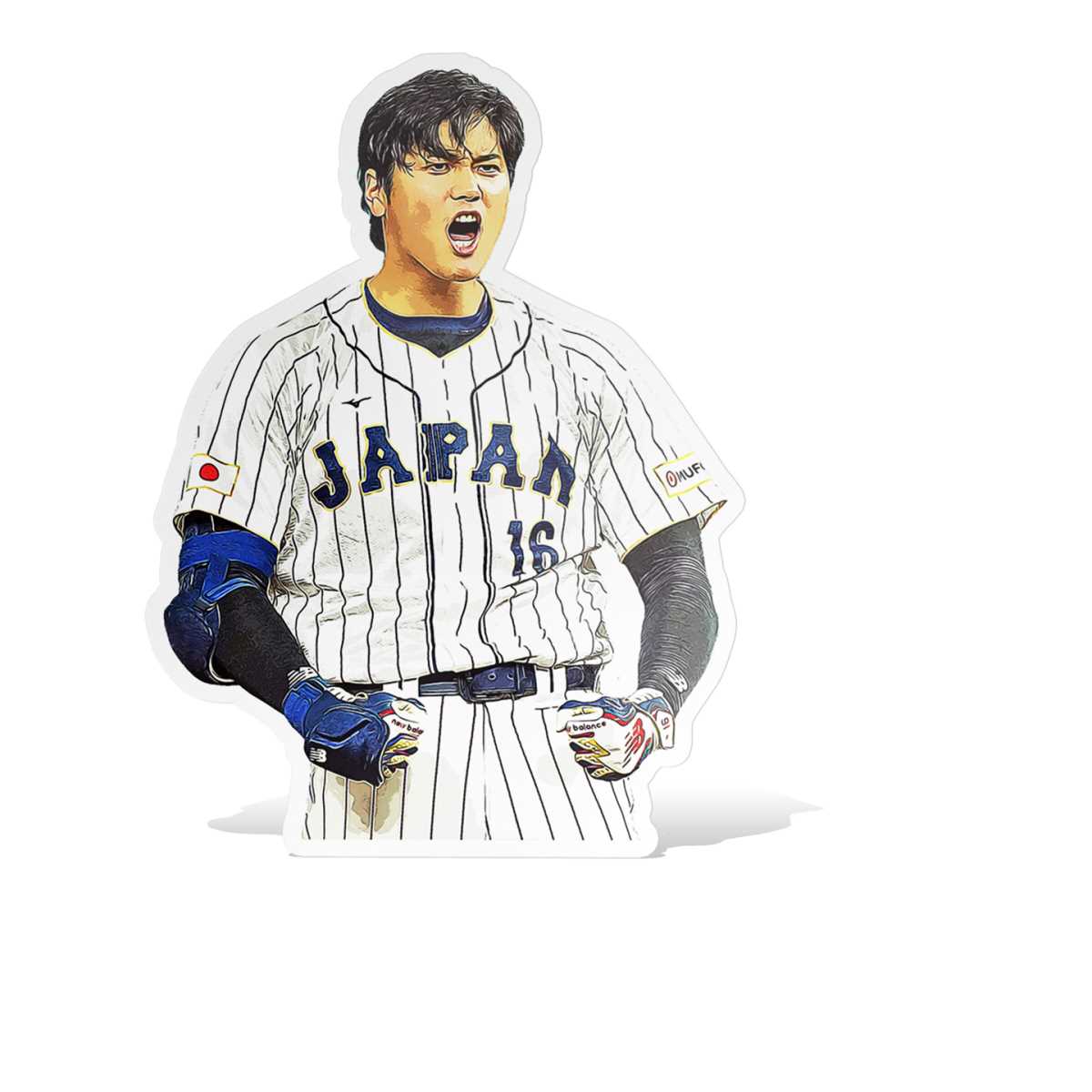 Shohei Ohtani WBC Japan Baseball Glossy Sticker Vinyl Lamina | Inspire ...