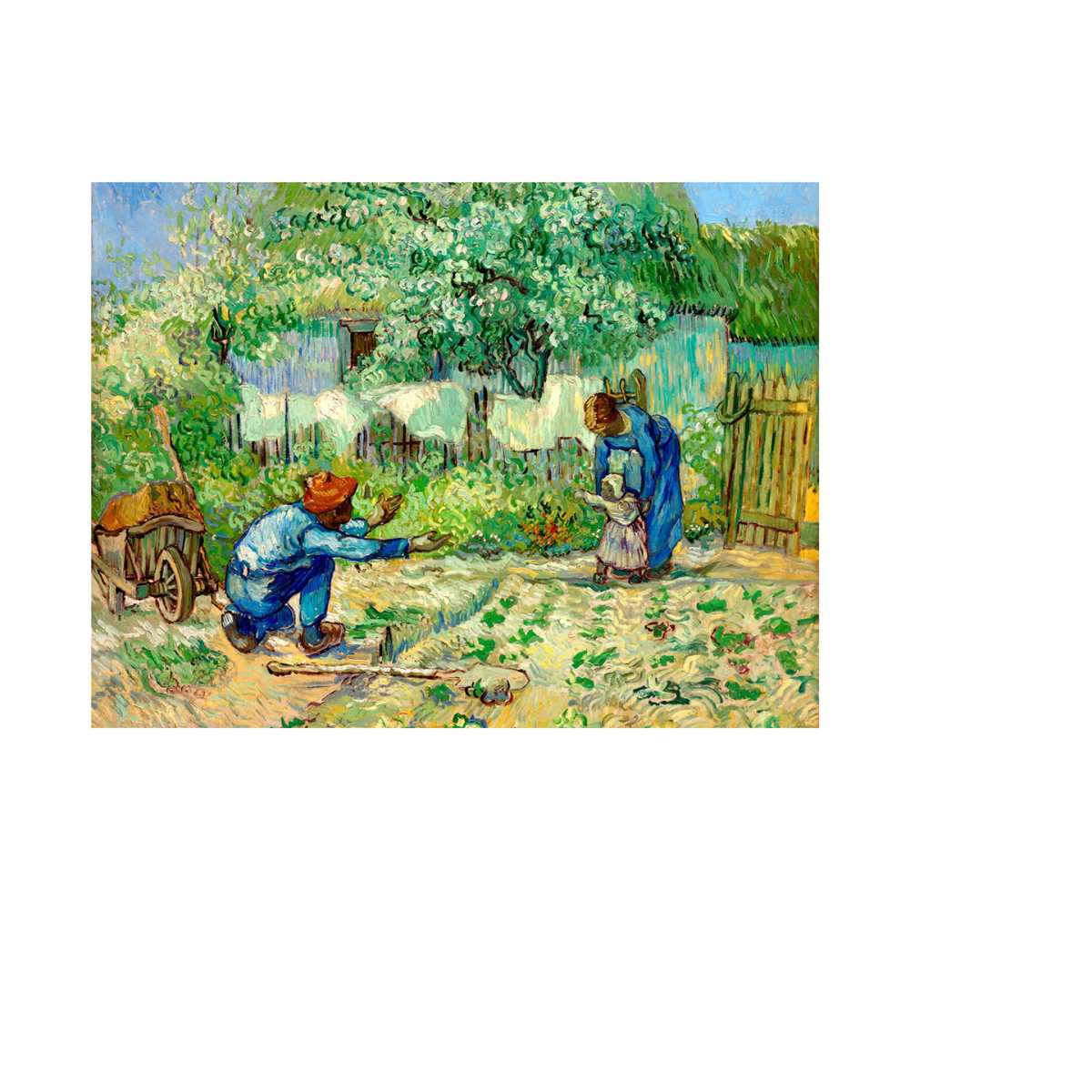 Vincent Van Gogh First Steps, after Millet Vintage Art Poste | Inspire ...