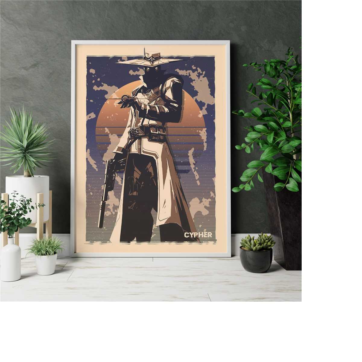 Valorant CYPHER poster, Valorant Personalized, Valorant Fade - Inspire ...