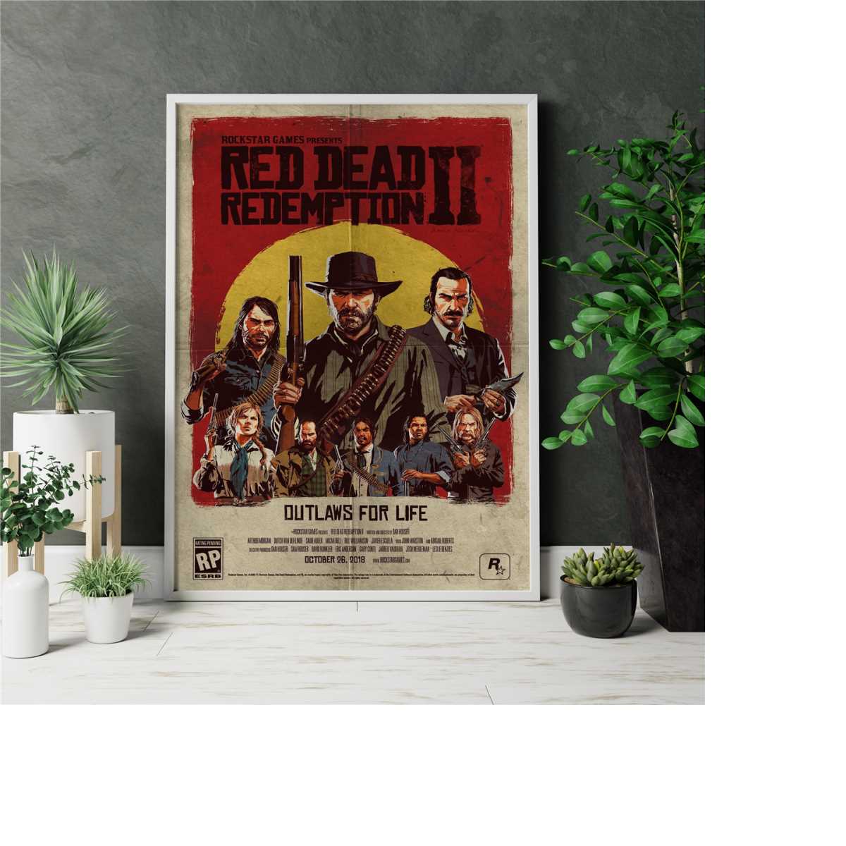 red dead redemption 2 poster - red dead redemption poster RD - Inspire ...