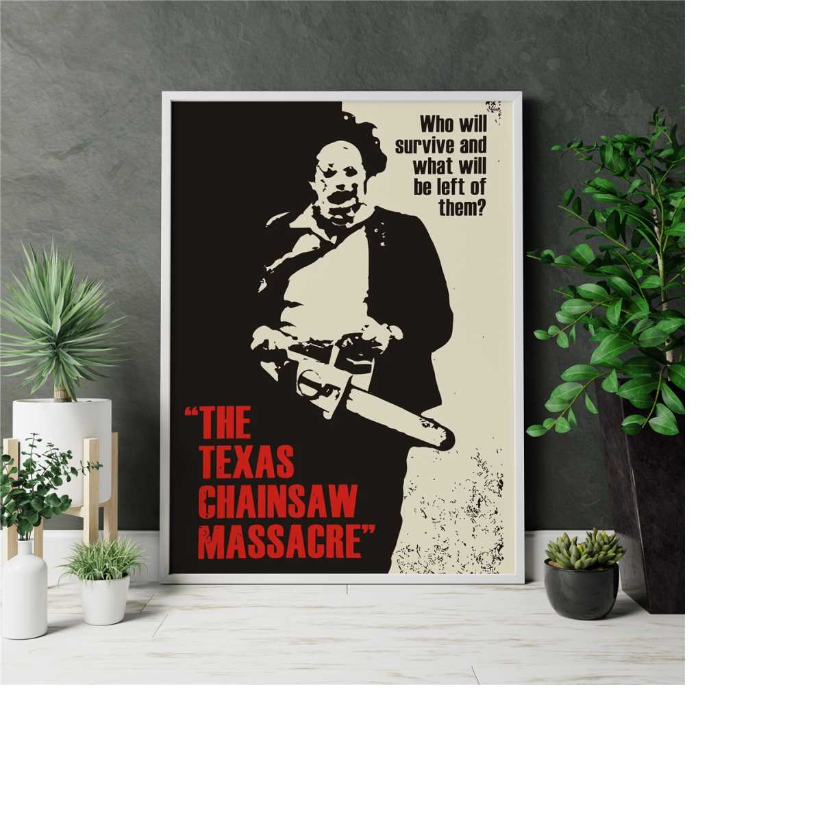 The Texas Chain Saw Massacre, Retro Movie Poster, 1974 Movie | Inspire ...