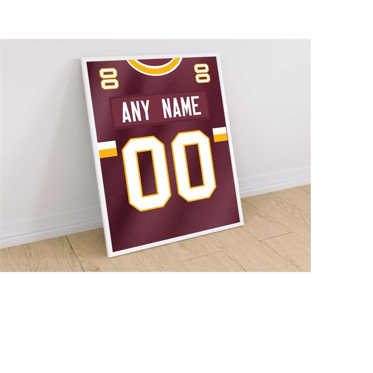 Commanders Jersey Poster | Inspire Uplift