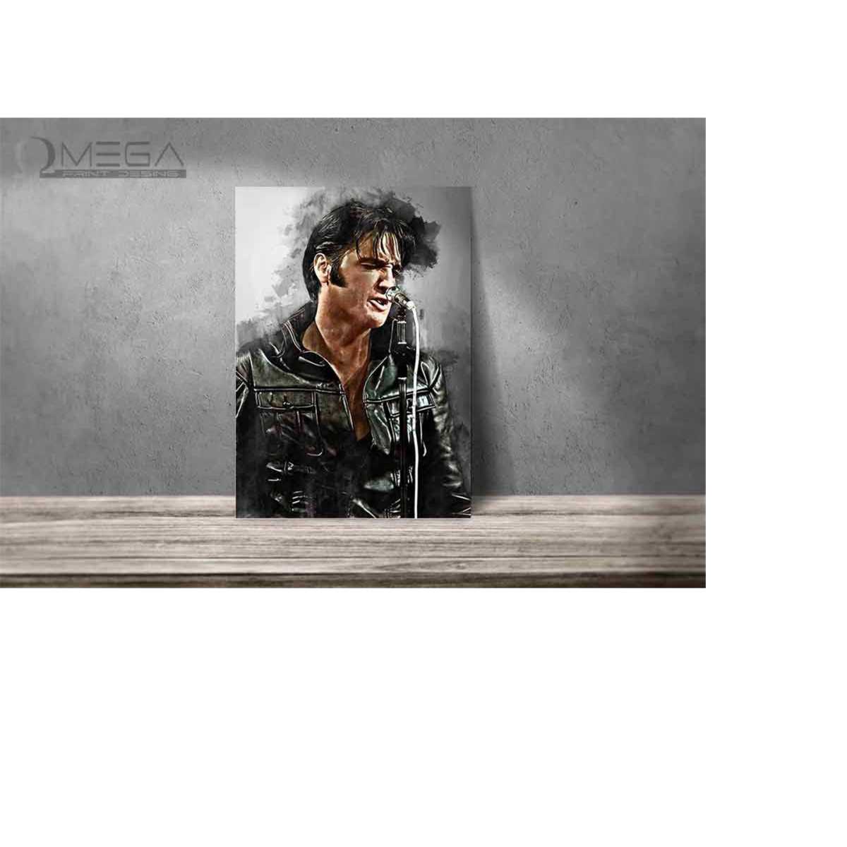 Elvis Presley poster Elvis print art print wall art home dec | Inspire ...