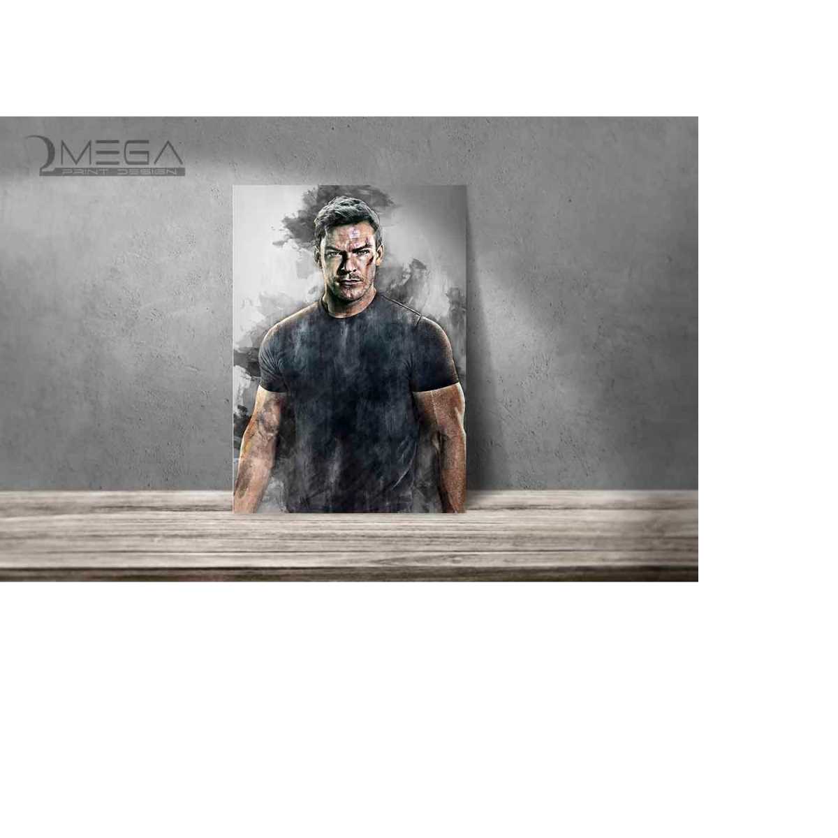 Jack Reacher poster Reacher print art print wall art home de | Inspire ...