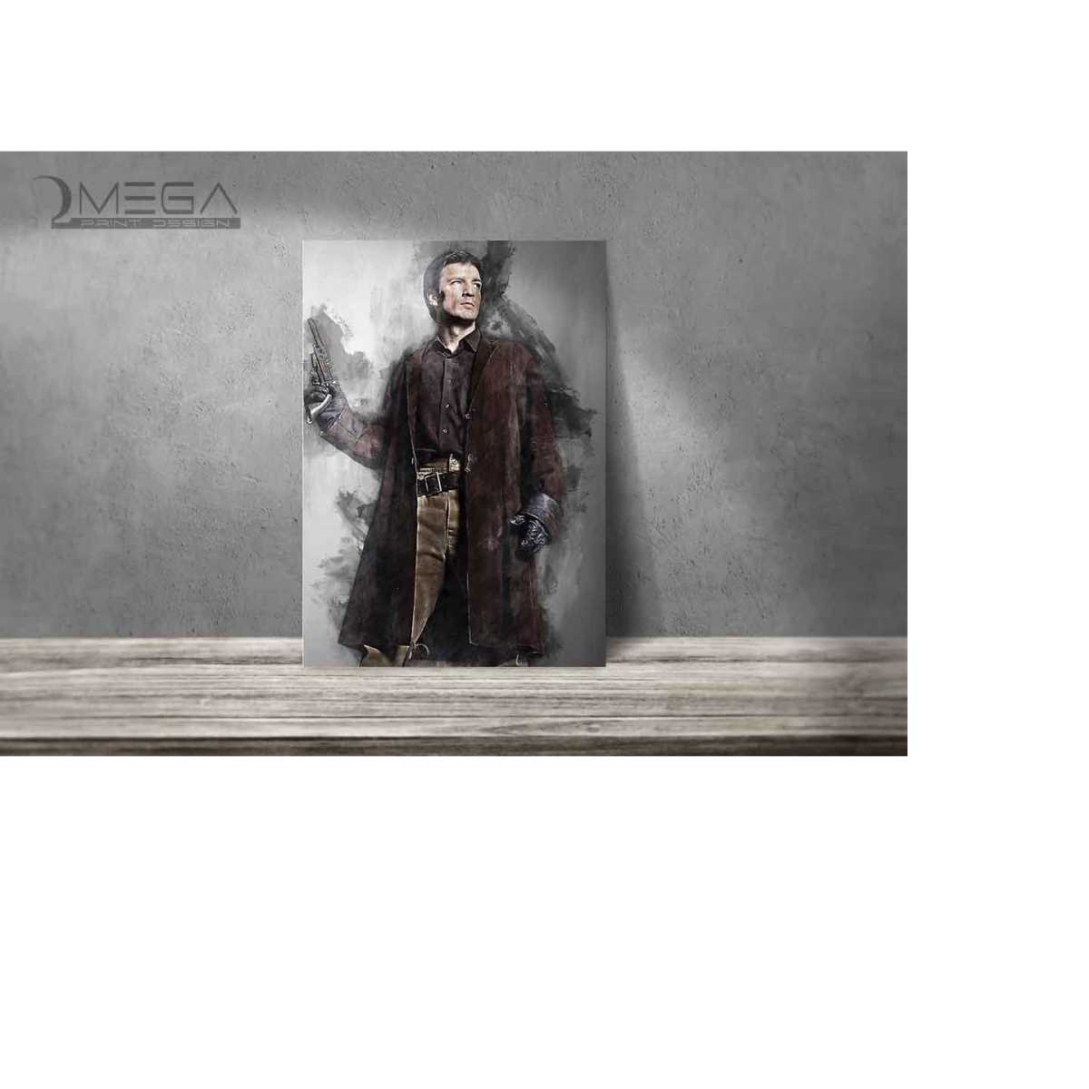 Captain Malcolm poster Nathan Fillion print Firefly art prin | Inspire ...