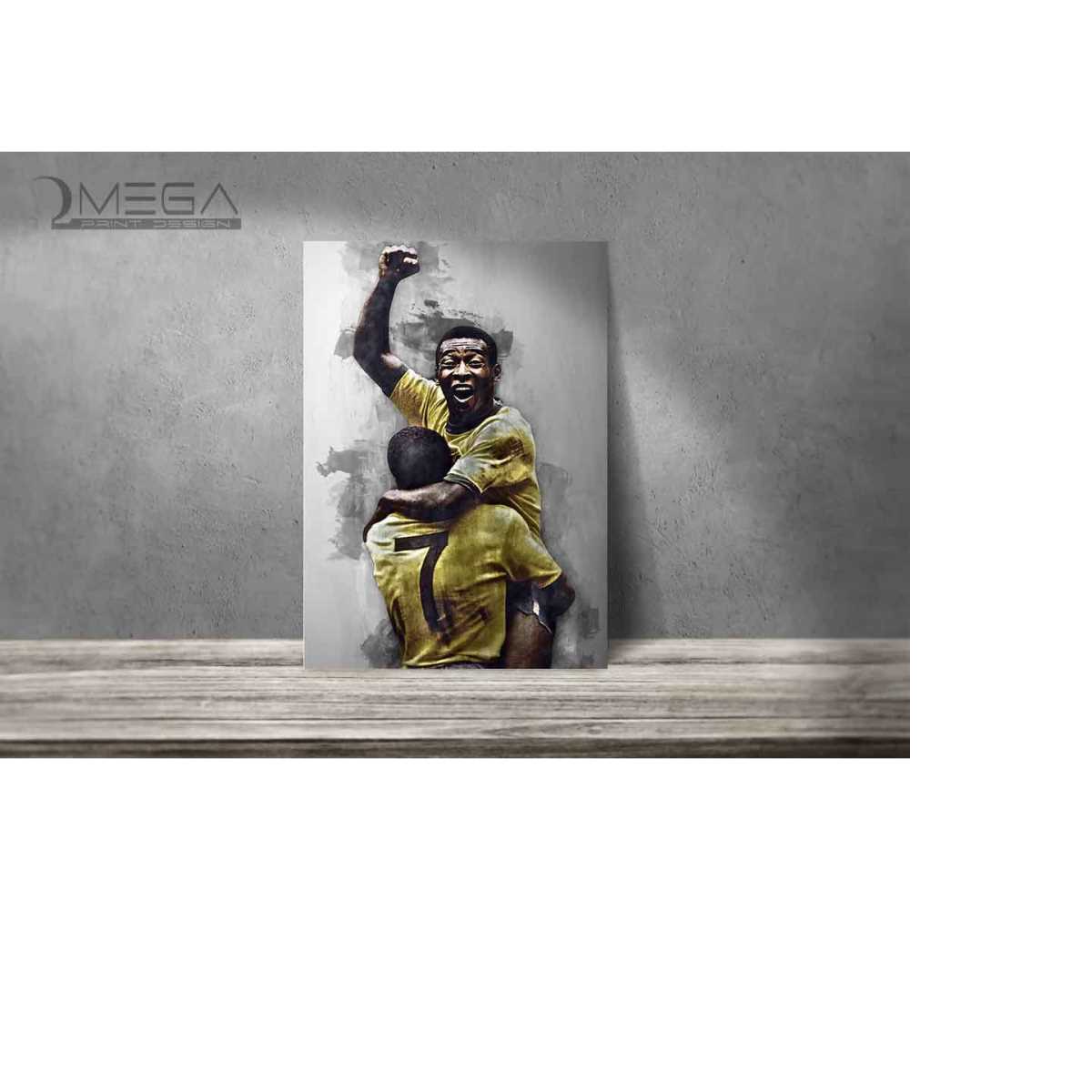Pele poster Pele print art print wall art home decor - Inspire Uplift