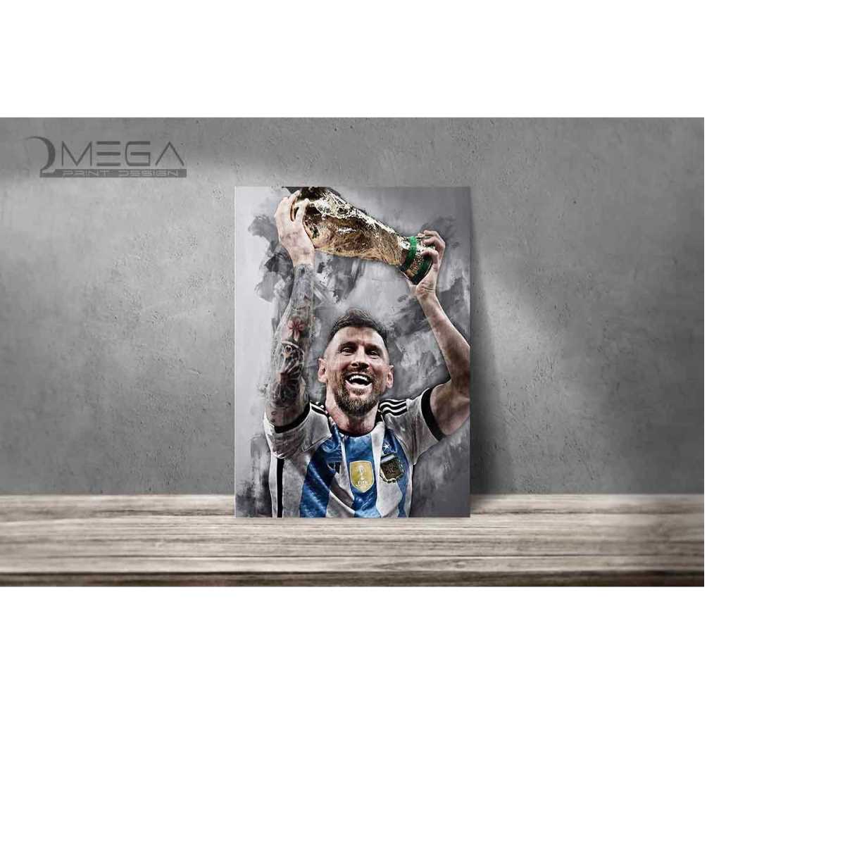 Lionel Messi poster Messi print art print wall art home deco - Inspire ...
