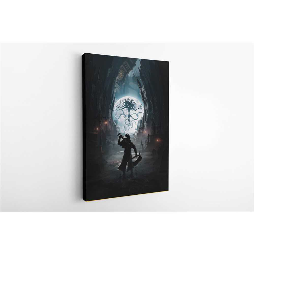 Bloodborne Poster, Lady Maria Wall Art, Rolled Canvas Print, | Inspire ...