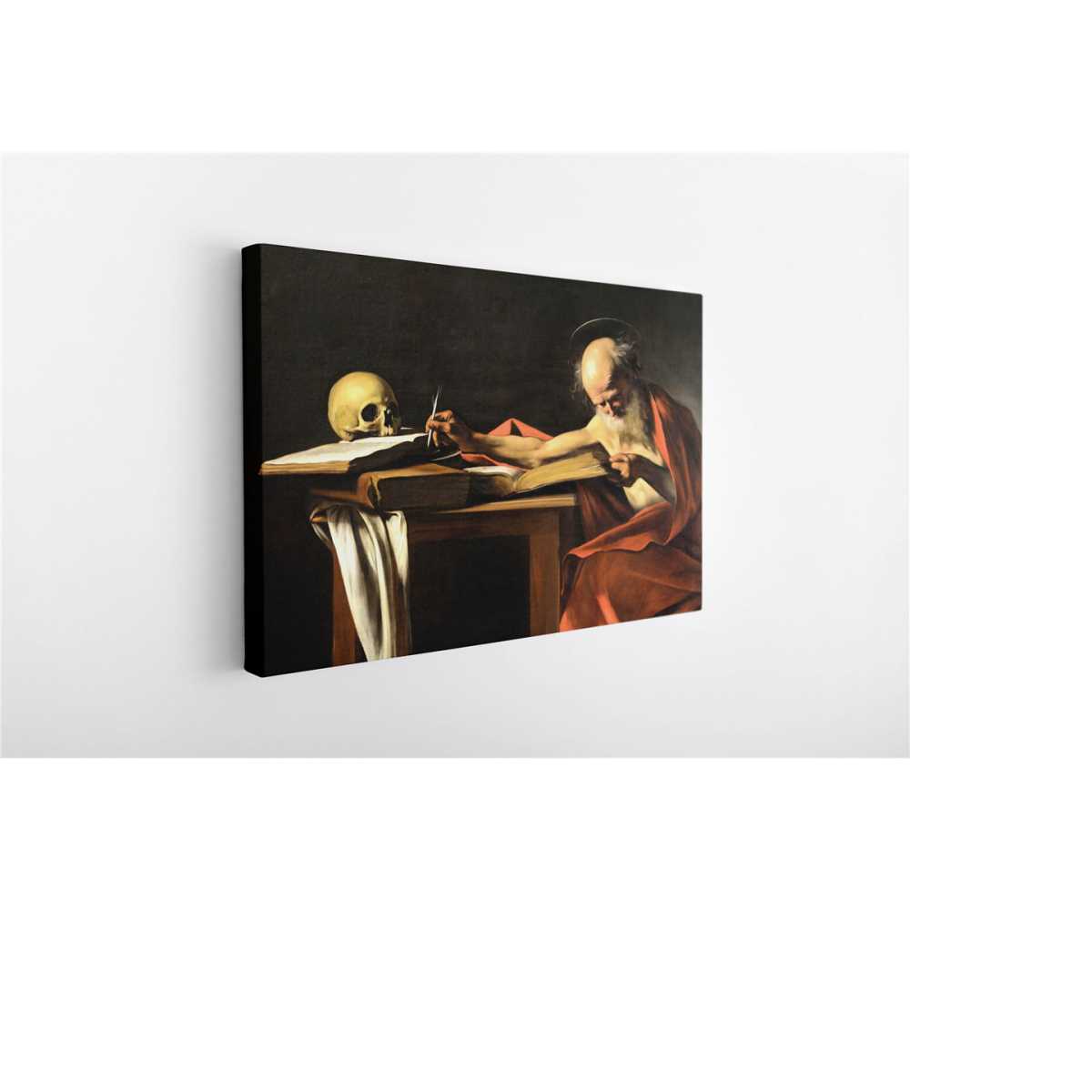 Caravaggio's Saint Jerome Writing (1606), Art Print, Famous | Inspire ...