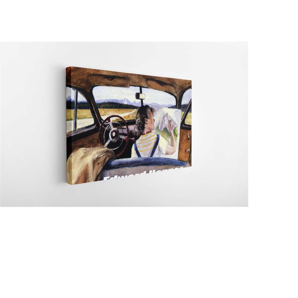 Edward Hopper Canvas - Morning Sun Canvas Wall Art, Large Fr | Inspire ...
