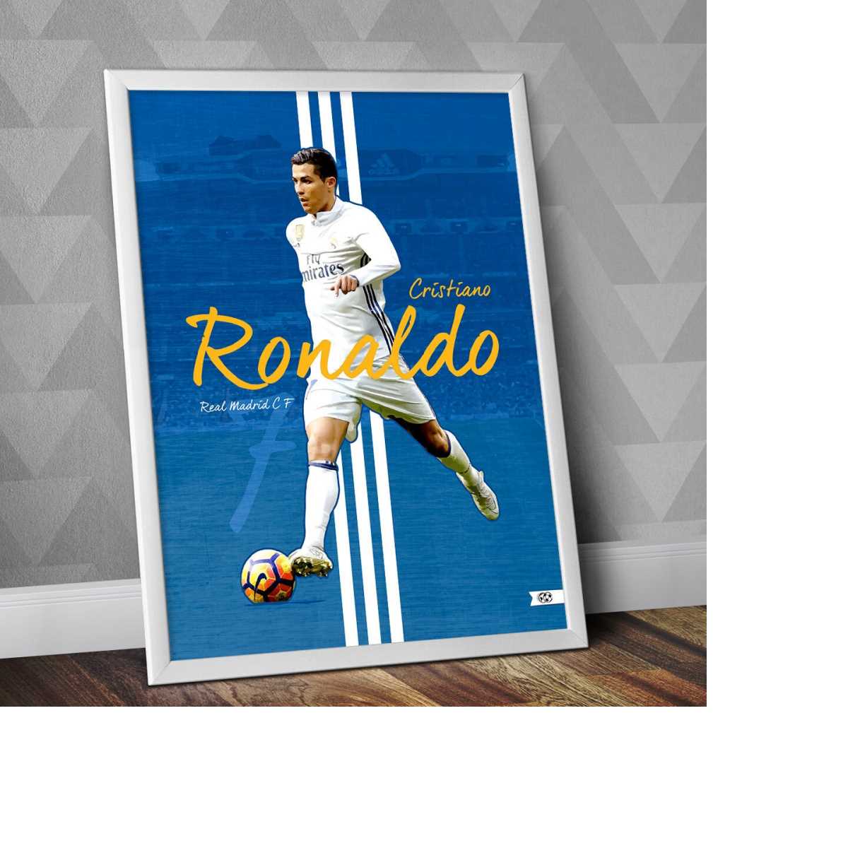 Cristiano Ronaldo / Real Madrid CF / Real Madrid / CR7 Print | Inspire ...