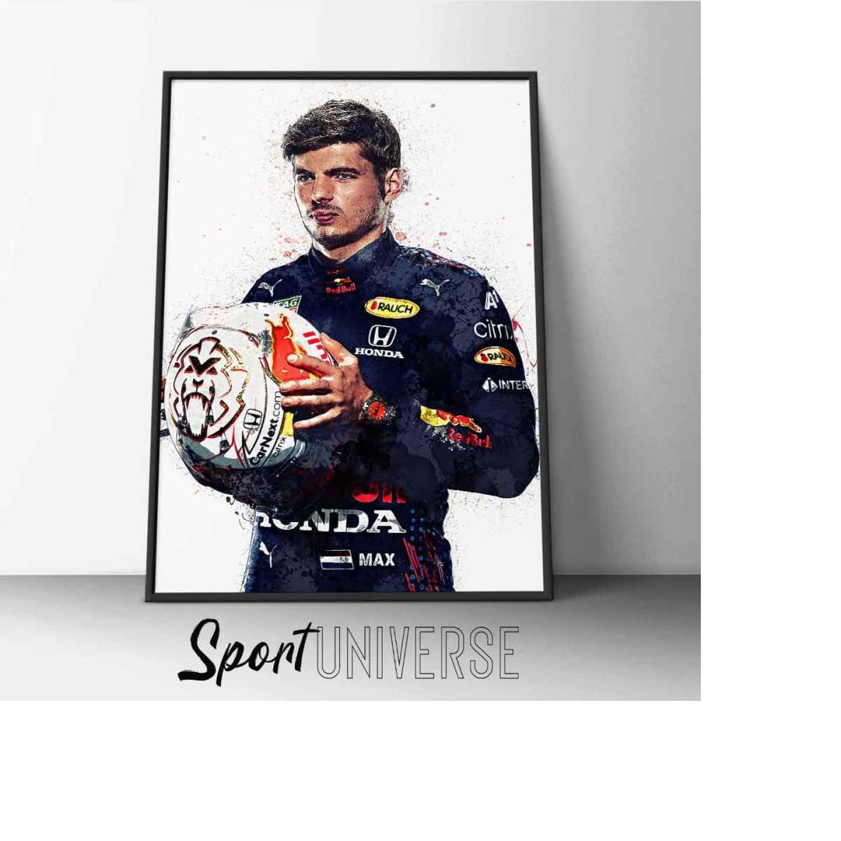 Max Verstappen poster Max Verstappen canvas print wall art m | Inspire ...