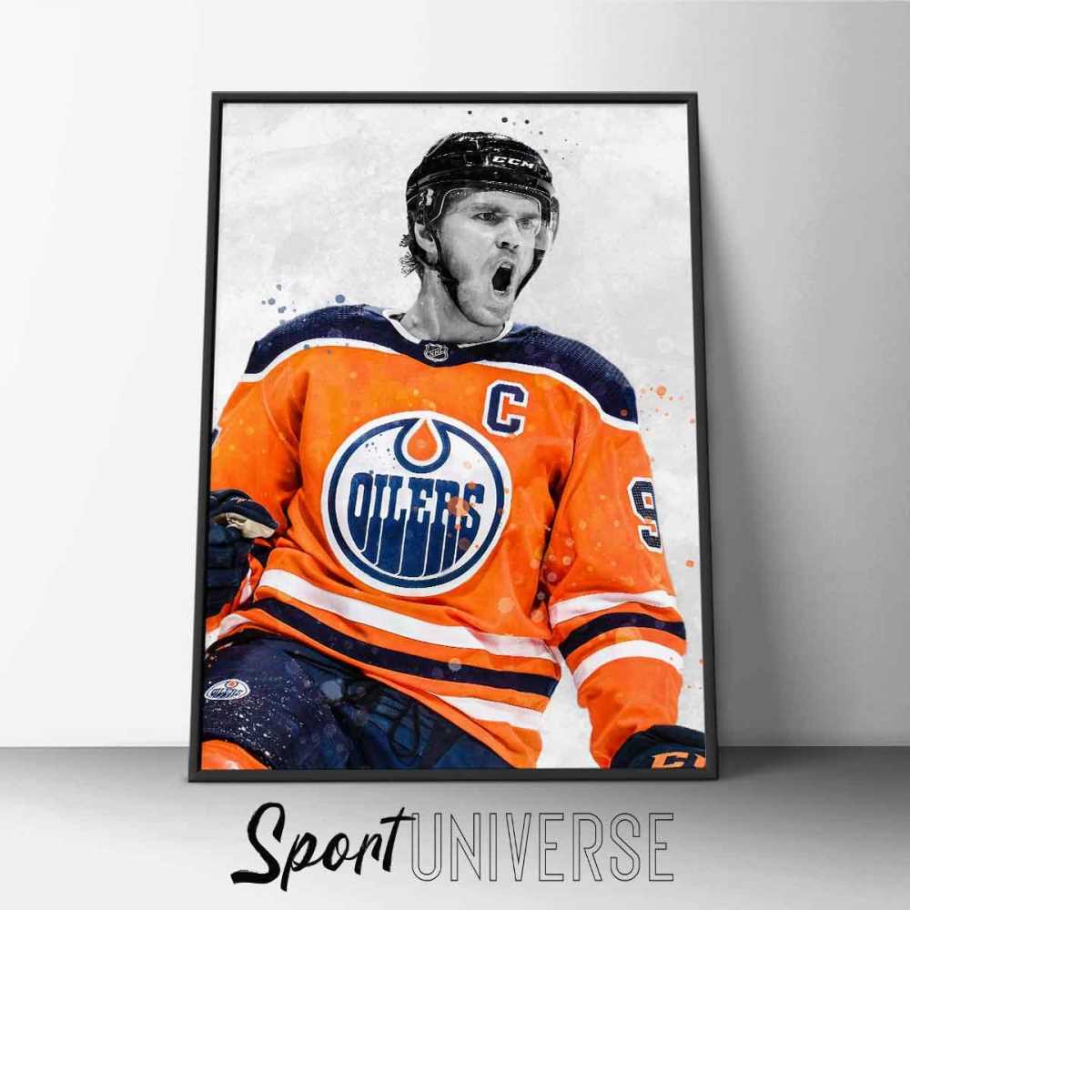Connor McDavid poster Connor McDavid print Canvas print Edmo | Inspire ...