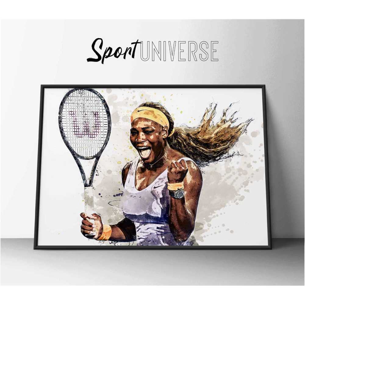 Serena Williams poster Serena Williams canvas print wall art - Inspire ...