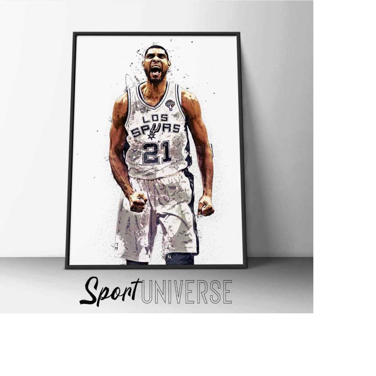 Tim Duncan Poster - Inspire Uplift