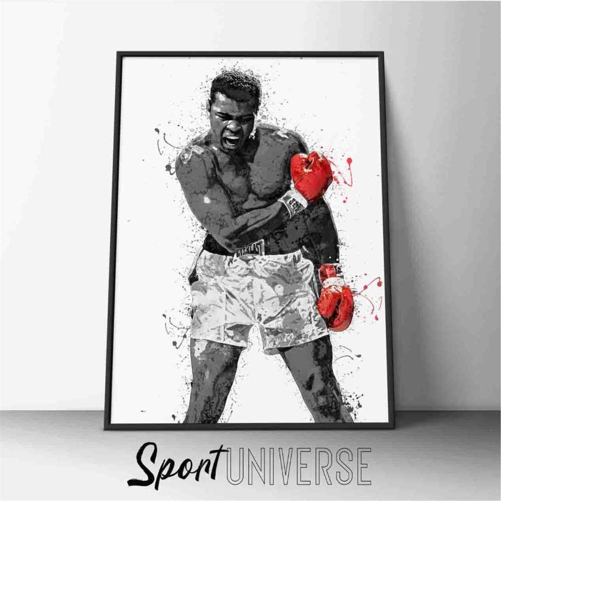 Muhammad Ali poster Muhammad Ali canvas print wall art man c | Inspire ...