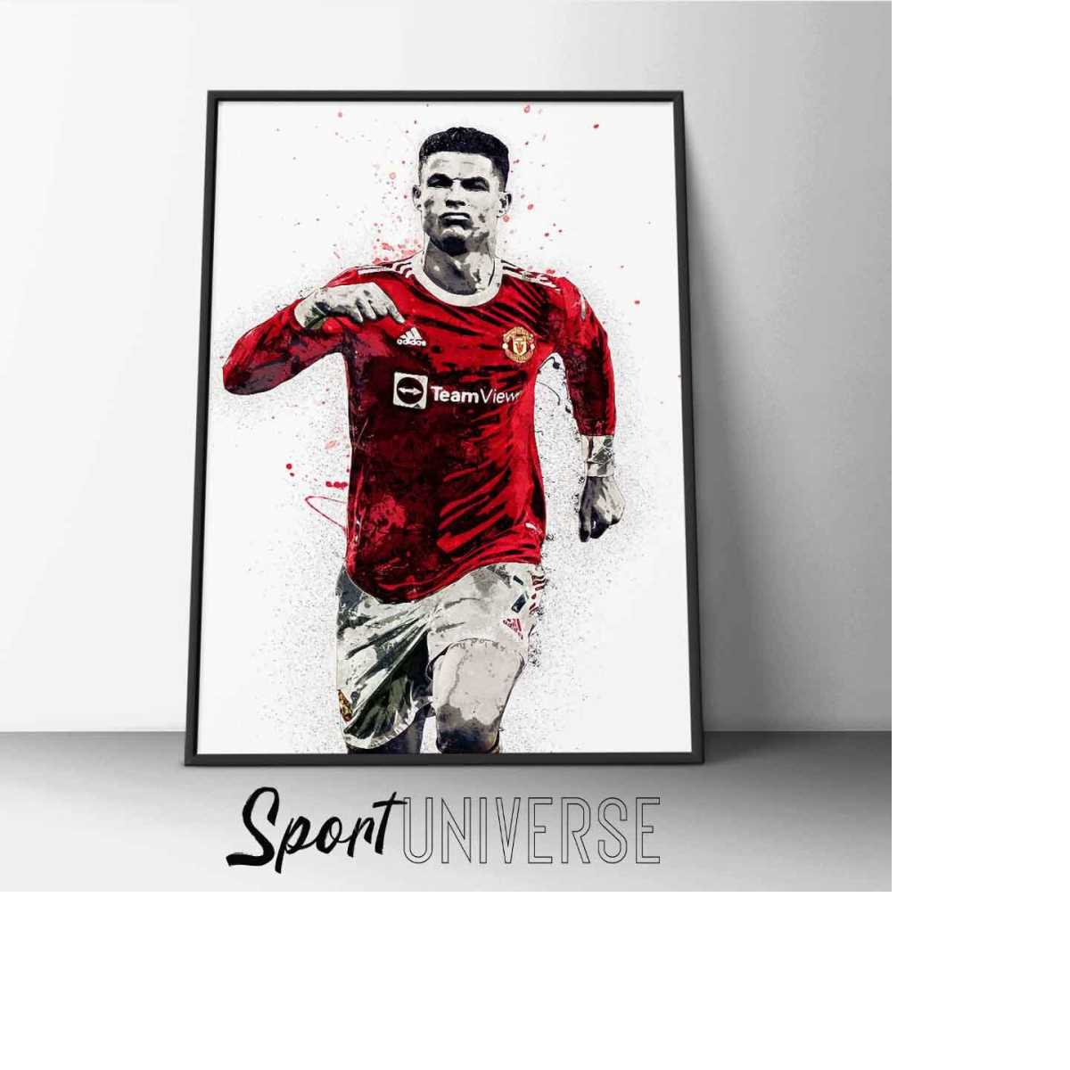 Cristiano Ronaldo poster Cristiano Ronaldo print Canvas prin - Inspire ...
