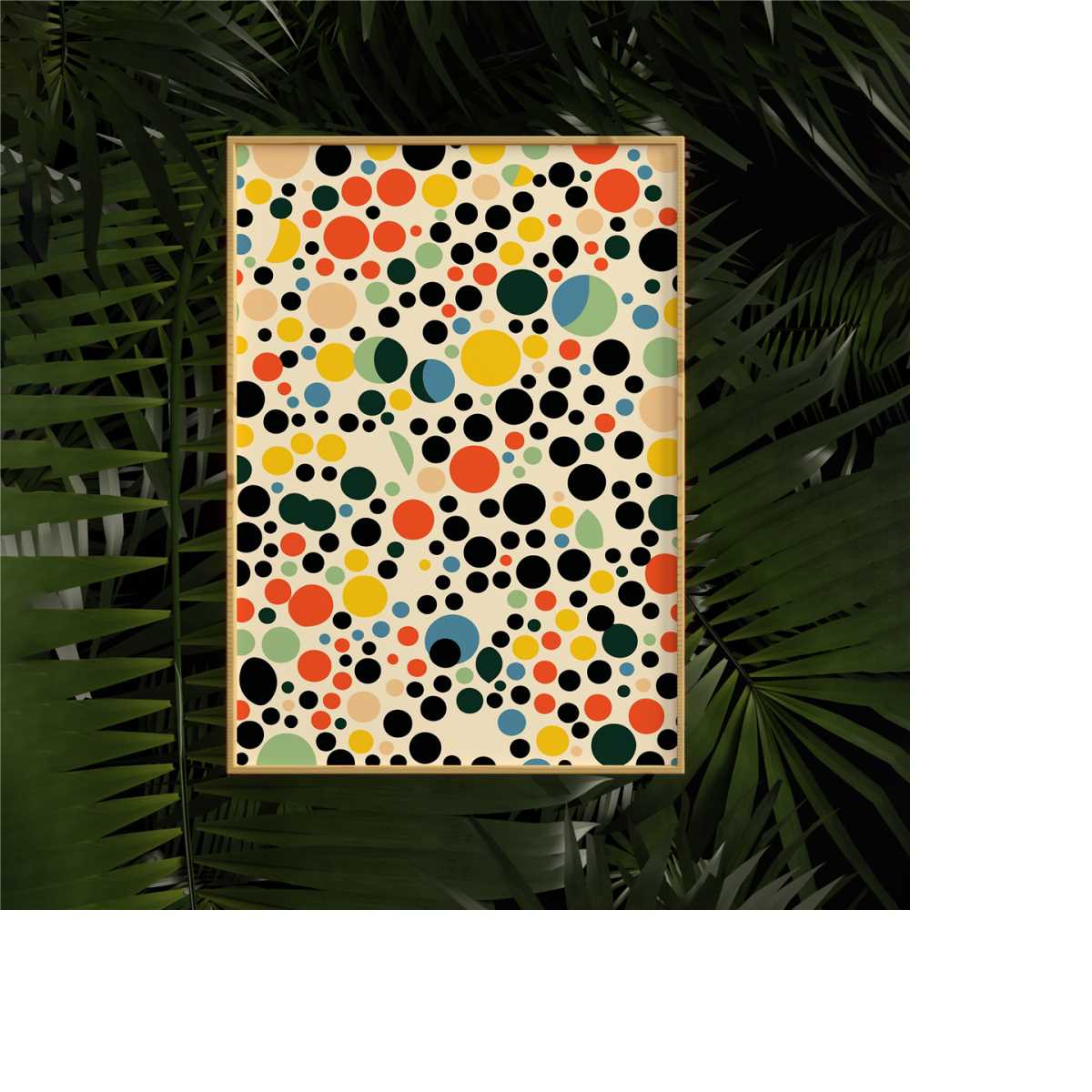 Mid-Century Modern Dots POSTER | Abstract Wall Fine Art Prin | Inspire ...