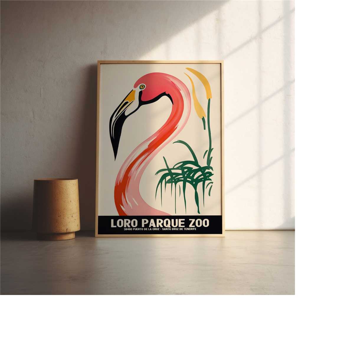 Loro Parque Zoo Poster - Flamingo Wall Art - Home decor, Wal | Inspire ...