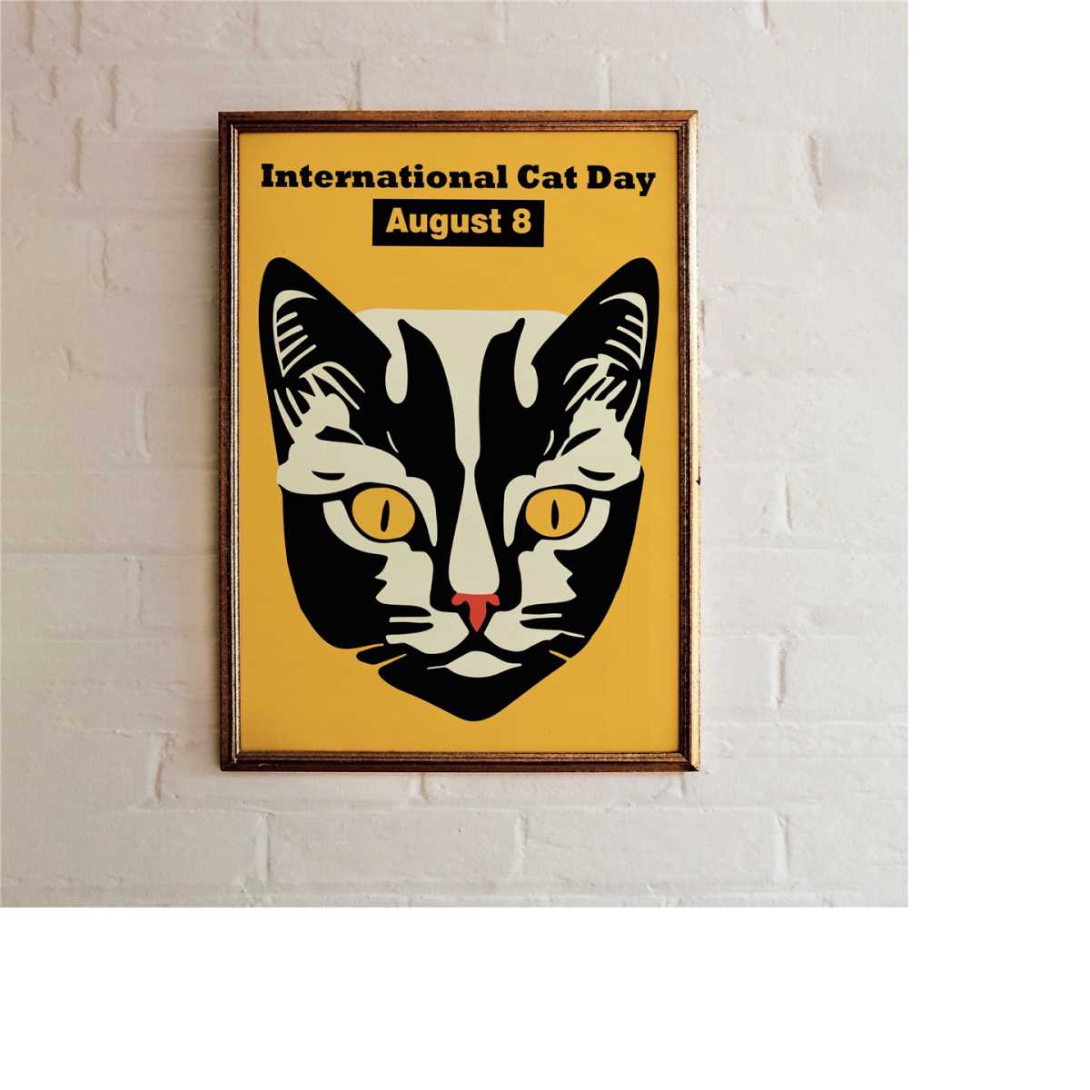 INTERNATIONAL CAT DAY - Poster - August 8 - original poster, | Inspire ...