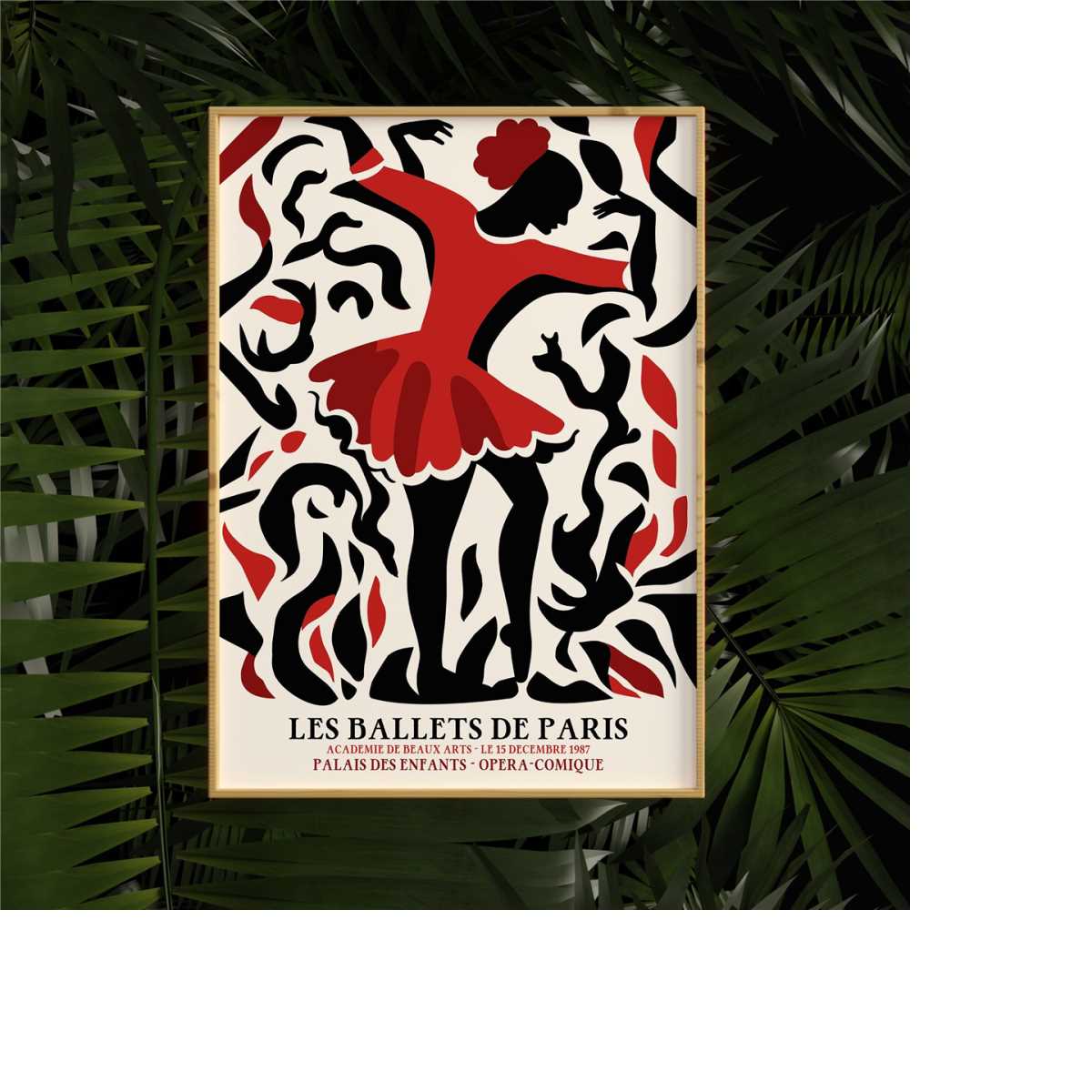 PARIS BALLET POSTER - 1987 Les Ballets De Paris - French bal | Inspire ...
