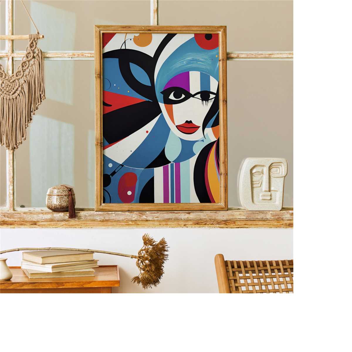 Mid-century modern art painting, MCM abstract art, minimalis - Inspire ...