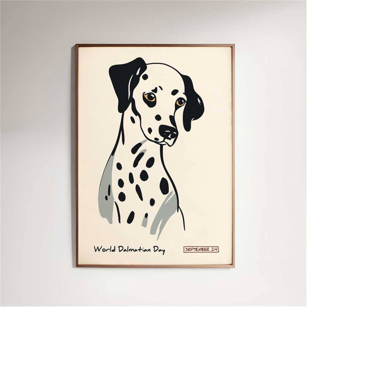 WORLD DALMATIAN DOG Poster - original poster, print, illustr - Inspire ...