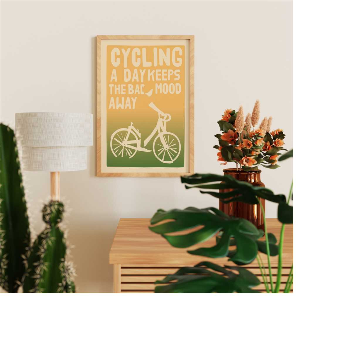 Motivational Cycling Poster - Sport Posters - Retro Bicycles | Inspire ...