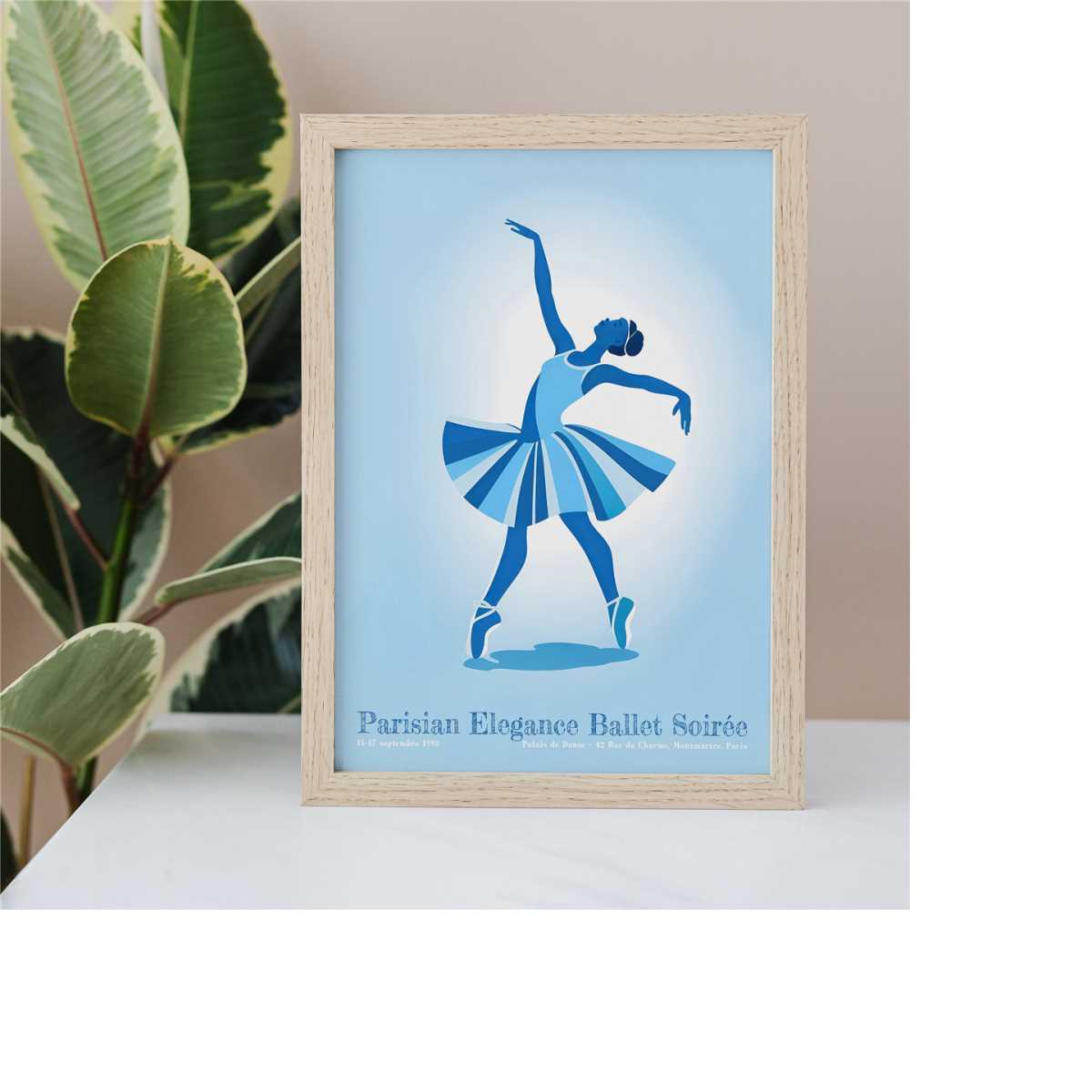 PARIS BALLET POSTER - 1993 Les Ballets De Paris - Classic Da - Inspire ...