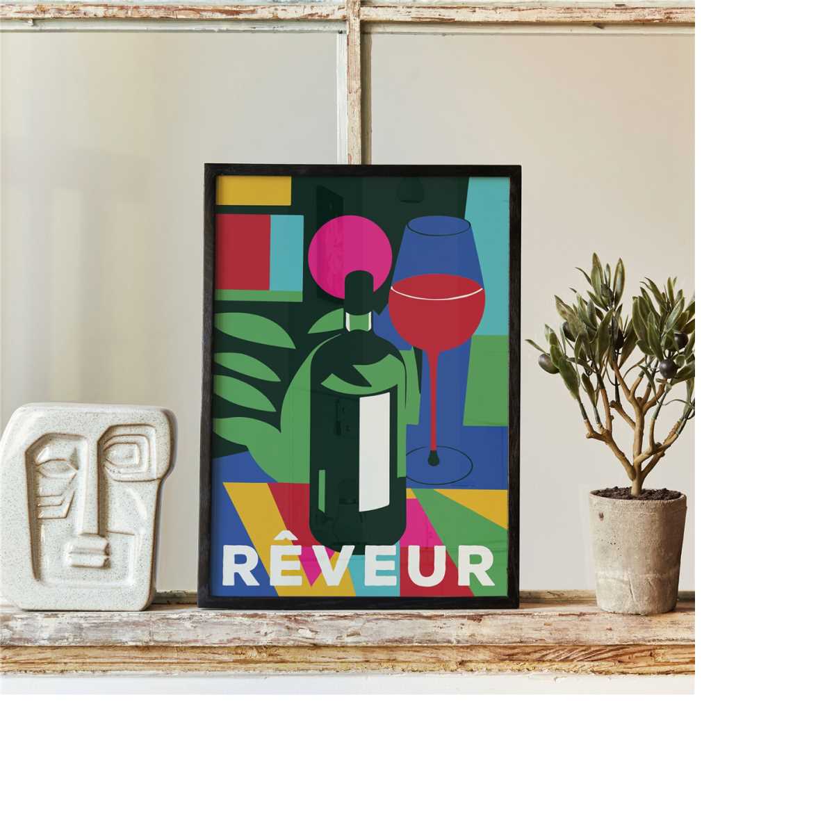 Vintage Beverage Poster, RVEUR Wine Print, Classic Advertisi | Inspire ...