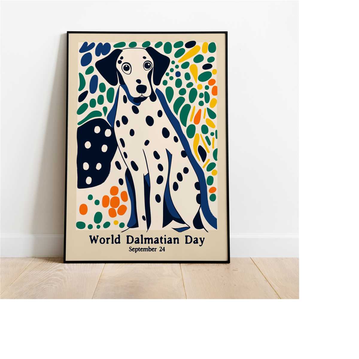 WORLD DALMATIAN DAY Poster - Illustrated Portrait - Ideal Pr - Inspire ...