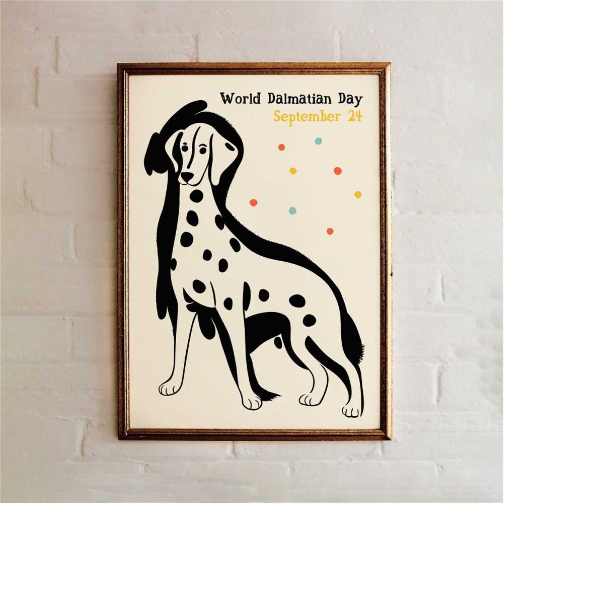 WORLD DALMATIAN DAY Poster - original poster, print, illustr | Inspire ...