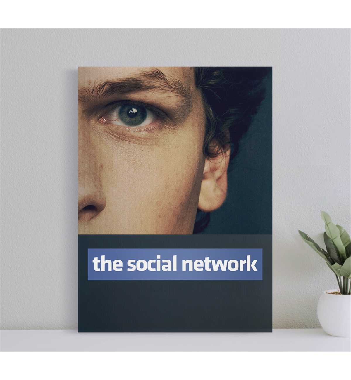 The Social Network Movie Poster, Wall Art Film | Inspire Uplift