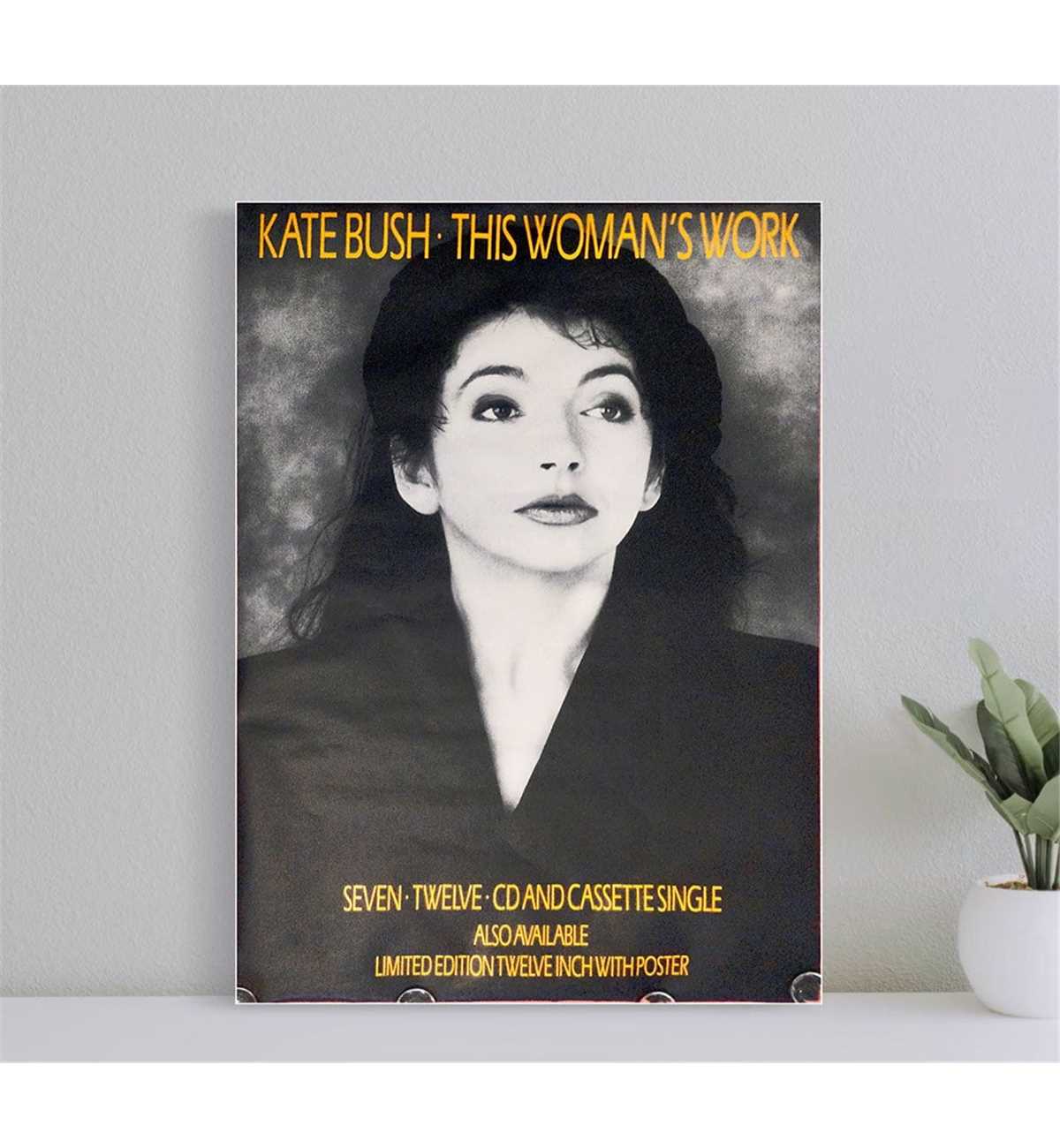 Kate Bush Movie Poster, Wall Art Film Print, | Inspire Uplift